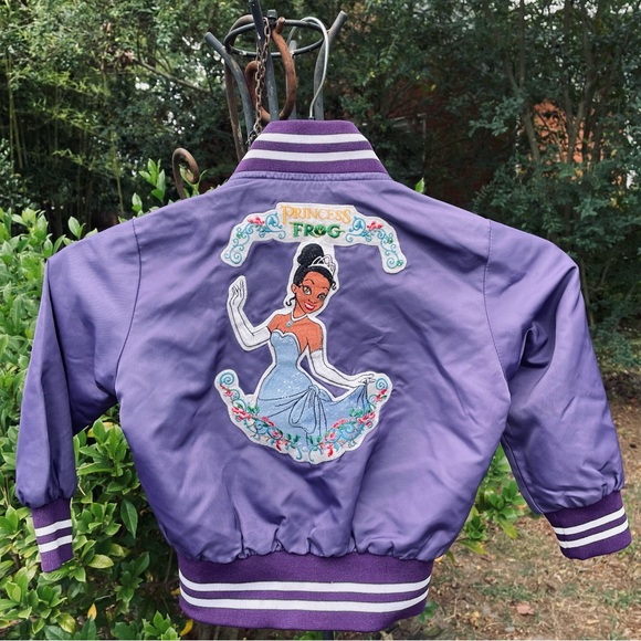 Jackets & Coats | Disney Princess The Frog Purple Jacket Girls L | Poshmark